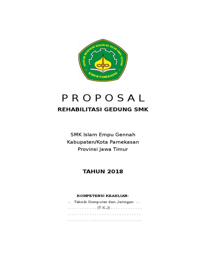 Contoh Proposal Rehabilitasi Gedung Sekolah | PDF
