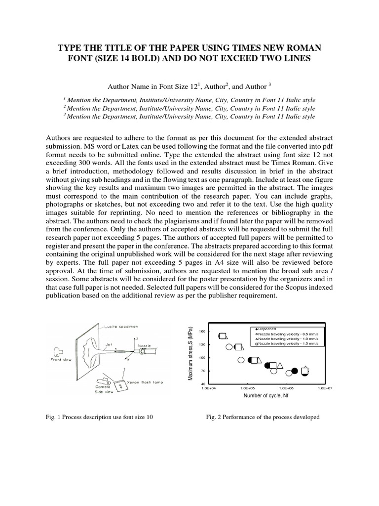Type The Title of The Paper Using Times New Roman Font (Size 14 Bold ...