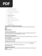 ACPL Transport Branch Contacts List | PDF | Gujarat | Economy Of India