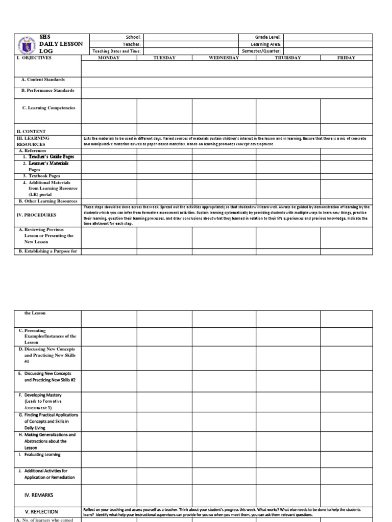 DLL Format | PDF | Educational Assessment | Learning