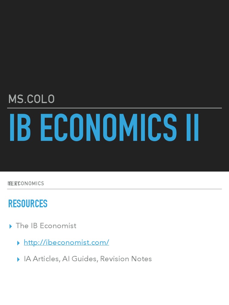 IB Economics - Micro Review PDF | PDF | Monopoly | Price Elasticity Of ...