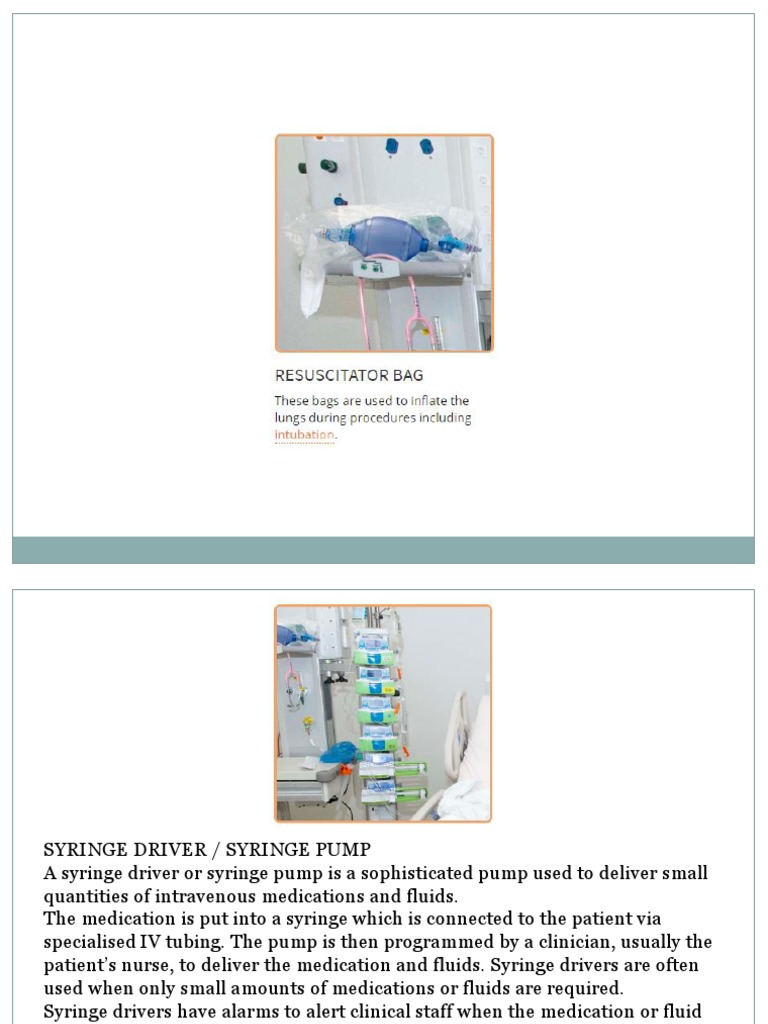 Equipment, Devices, and Procedures in Intensive Care | PDF | Intensive ...