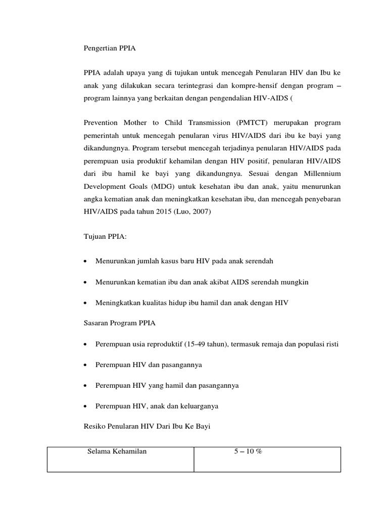 Pengertian PPIA | PDF