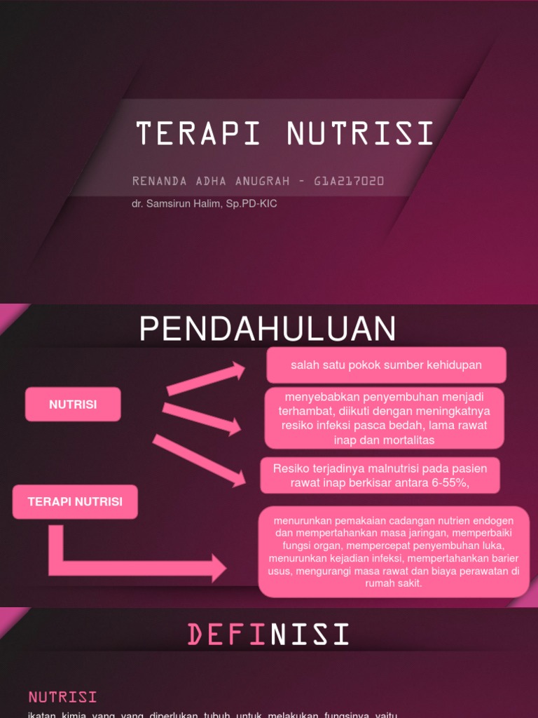Css Renanda Terapi Nutrisi | PDF