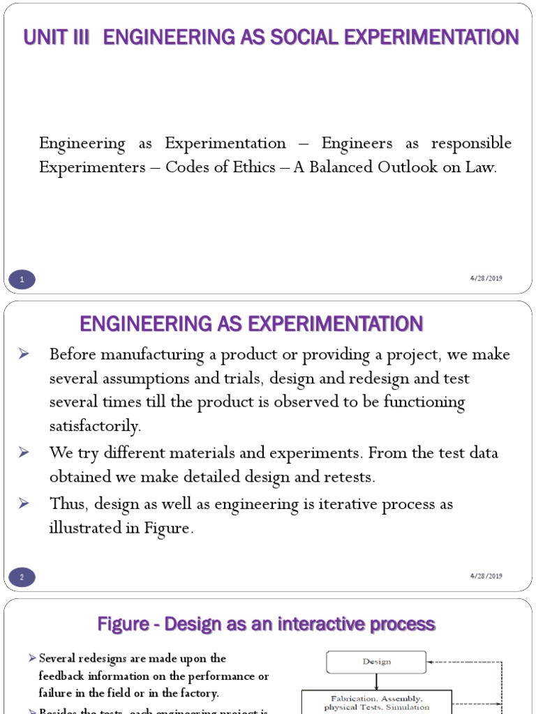 Ge6075 - Pee - Unit 3 | PDF | Experiment | Informed Consent