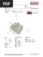 Hilti Rebar Embedment Calculation Guide | PDF | Beam (Structure ...