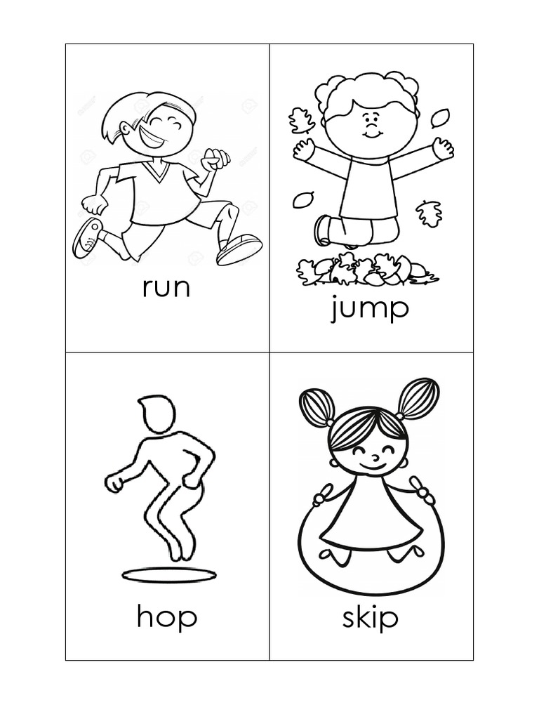 Fun Ways to Move: Run, Jump, Hop, Skip | PDF