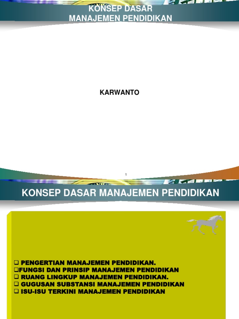 Manajemen Pendidikan Konsep Dan Isu Terkini Pdf Pengembangan Diri