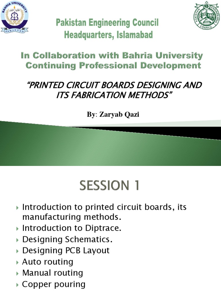 Printed Circuit Boards Designing and Its Fabrication Methods | PDF ...