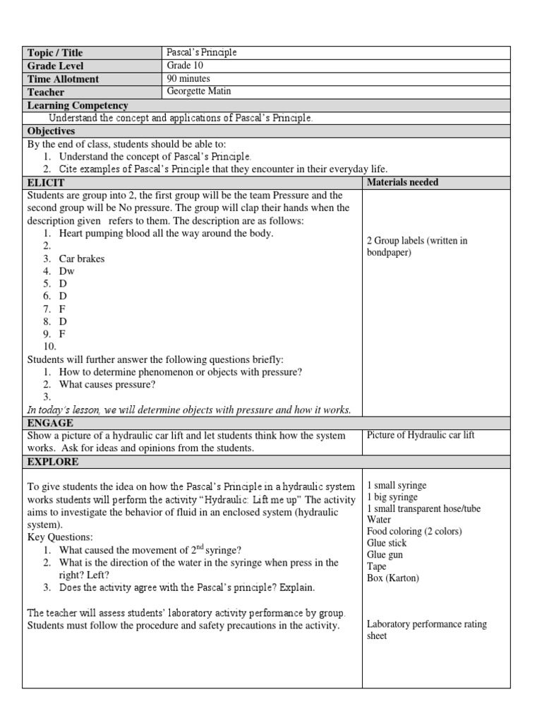 7-E Model | PDF | Hydraulics | Cognition