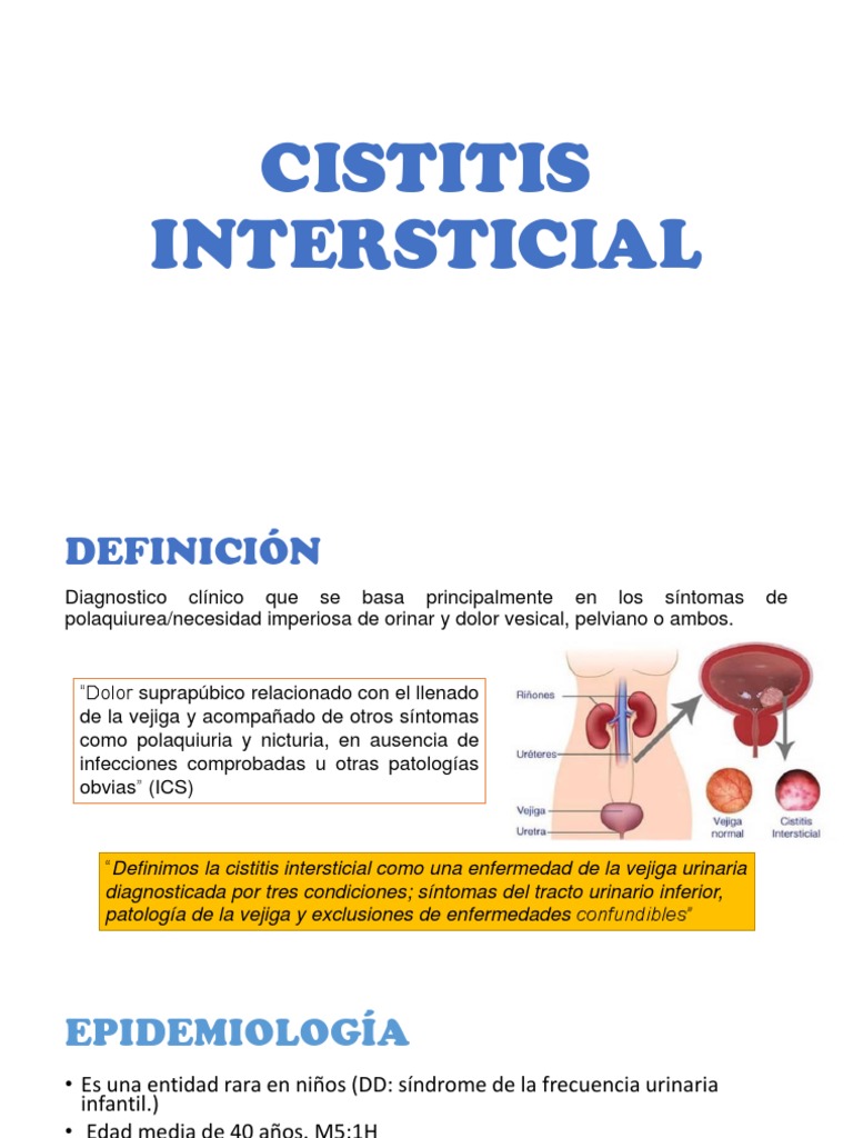 Síntomas, diagnóstico y etiología de la cistitis intersticial | PDF ...
