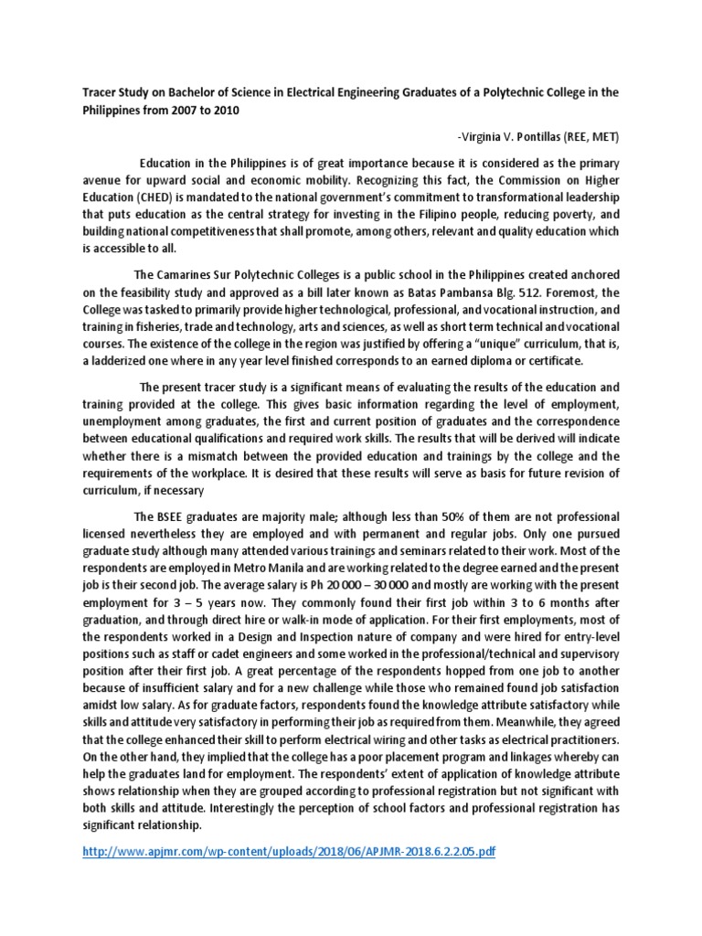 Local RRL. | PDF | Employment | Bachelor's Degree