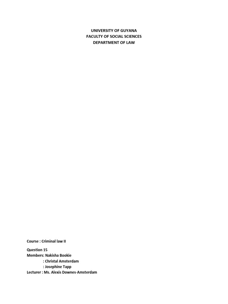 Criminal Law Tutorial Rape | PDF | Sexual Assault | Rape Criminal Law Tutorial Rape | PDF | Sexual Assault | Rape