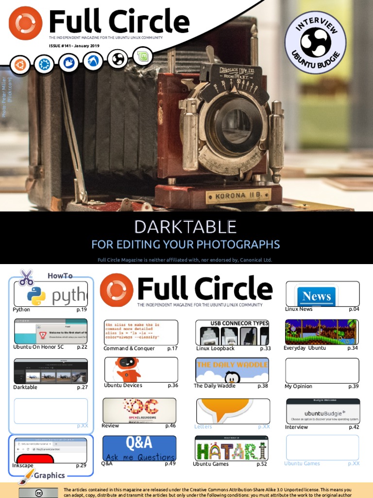 Full Circle Magazine - January 2019 40 1 41 | PDF | Linux | Areas Of ...