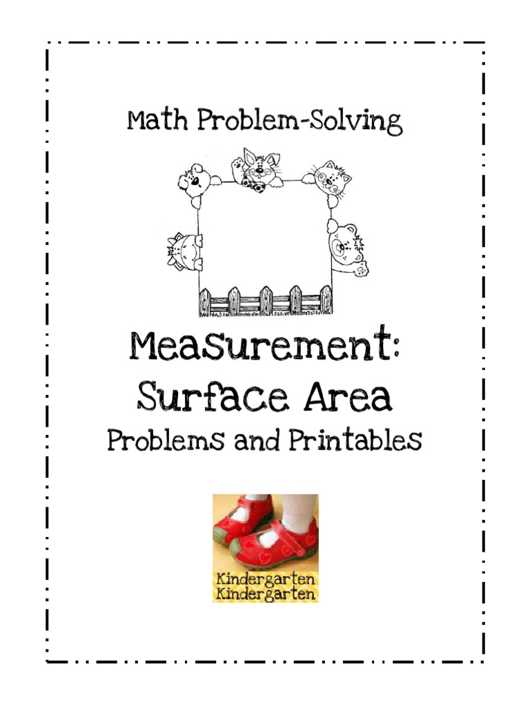 Measurement: Surface Area: Math Problem-Solving | PDF | Area | Rectangle