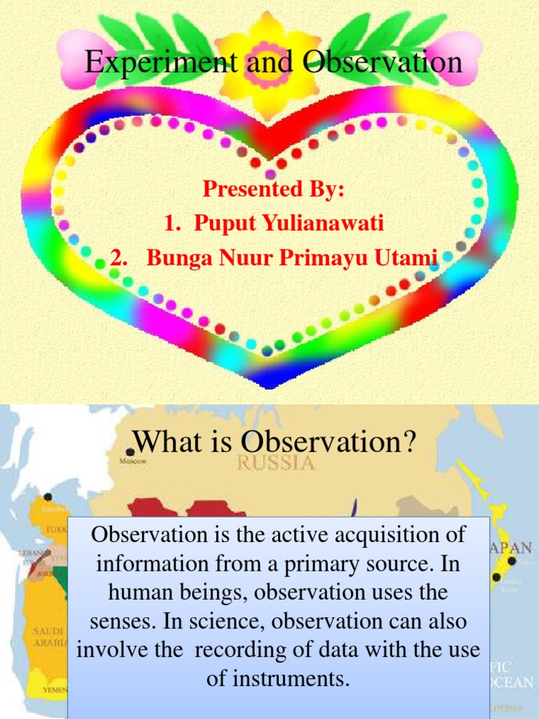 Experiment and Observation | PDF | Observation | Perception