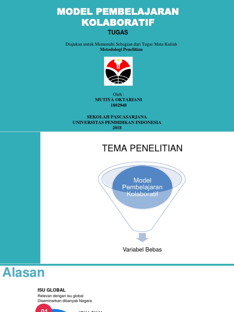 Model Pembelajaran Kolaboratif | PDF | Project Based Learning | Learning