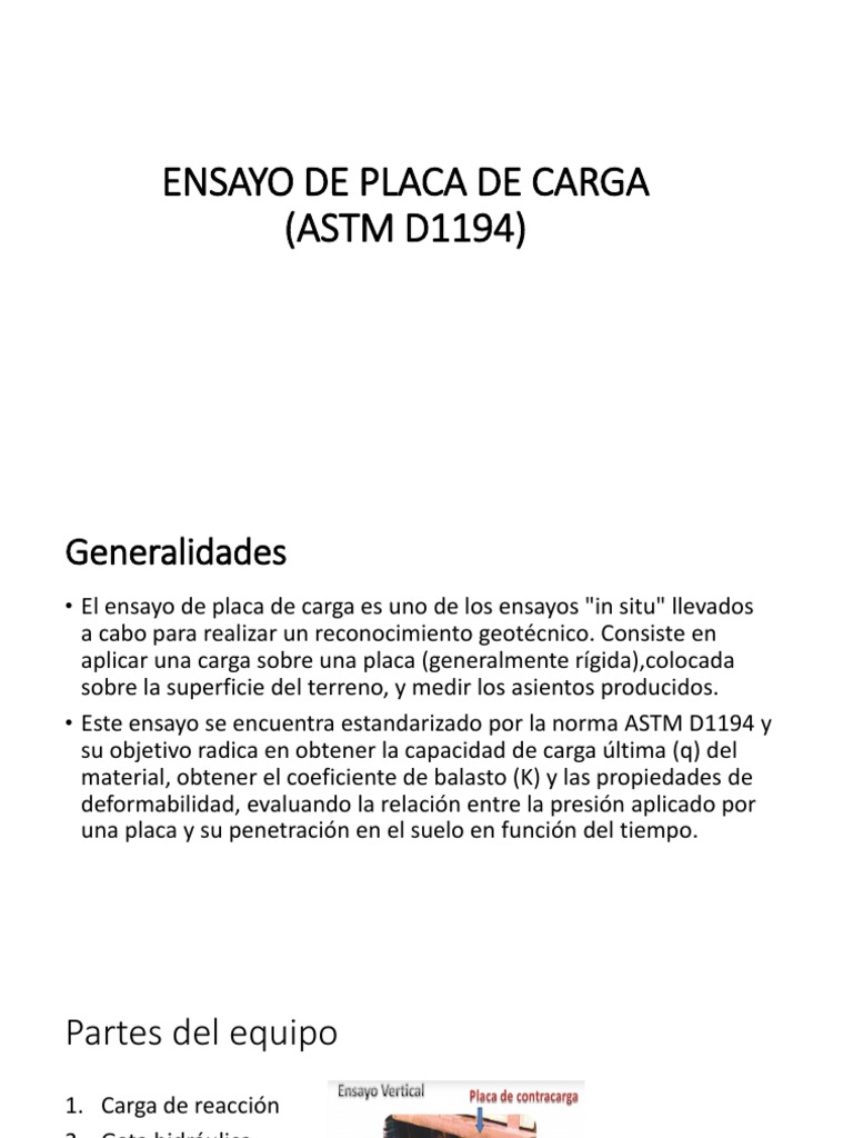 Ensayo de Placa de Carga | PDF | Naturaleza
