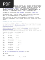 List of Large Number Names | PDF | Lexicography | Semantics