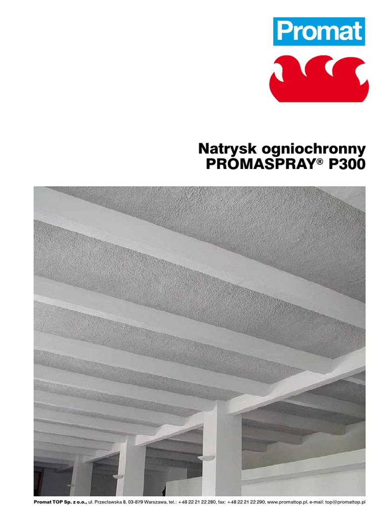 Natrysk Ogniochronny PROMASPRAY® P300 | PDF