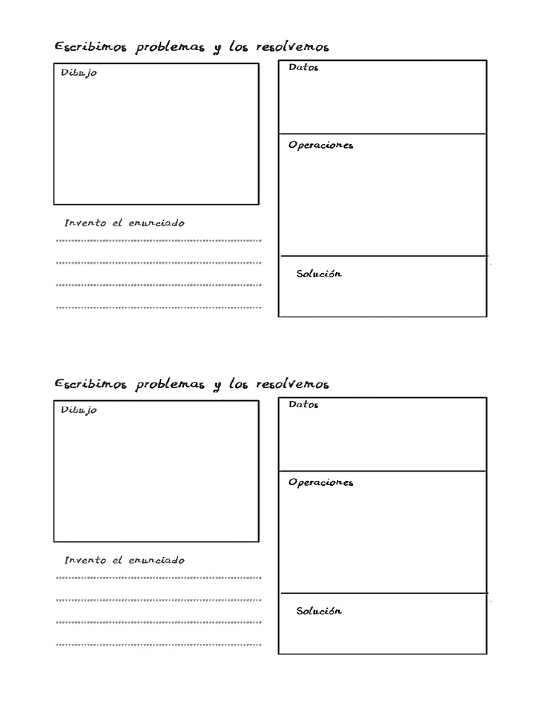 Plantilla Creación de Problemas