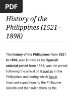 Timeline of Spanish Colonization of The Philippines | PDF | Philippines ...