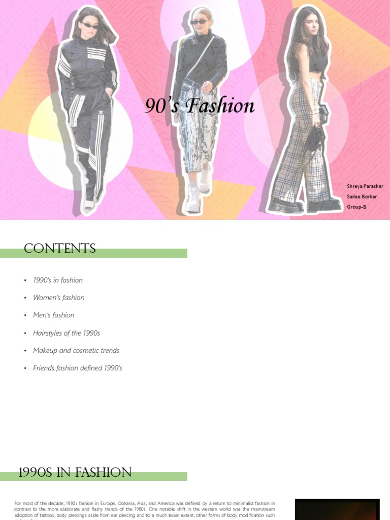 90s Fashion | PDF | Suit (Clothing) | Sweater