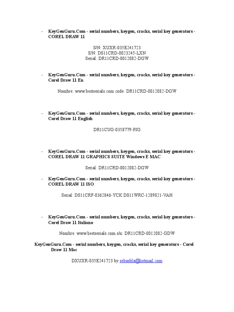 Claves Corel | PDF | Computing Platforms | Ibm Pc Compatibles