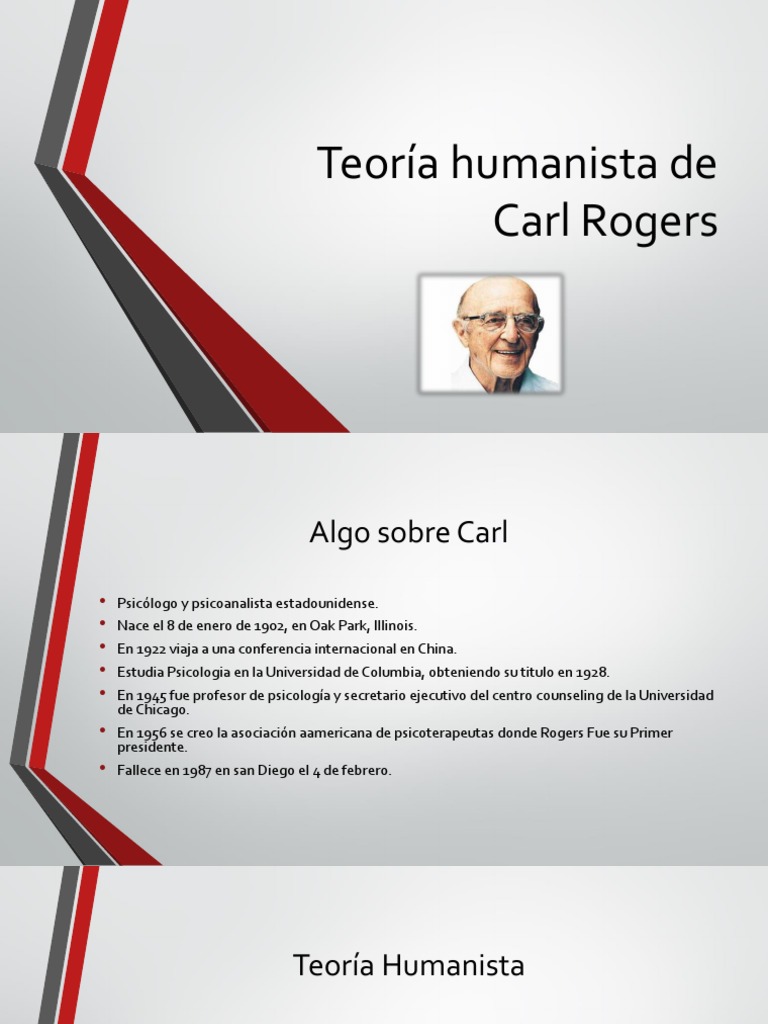 Teoría Humanista de Carl Rogers | PDF