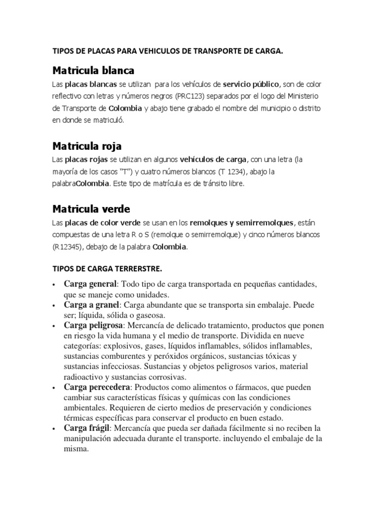 Tipos de Placa y Carga | PDF