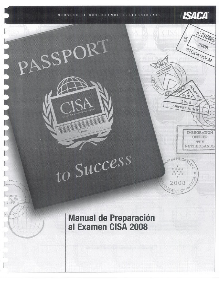 ISACA - Manual de Preparacion de Examen CISA 2008 PDF | PDF
