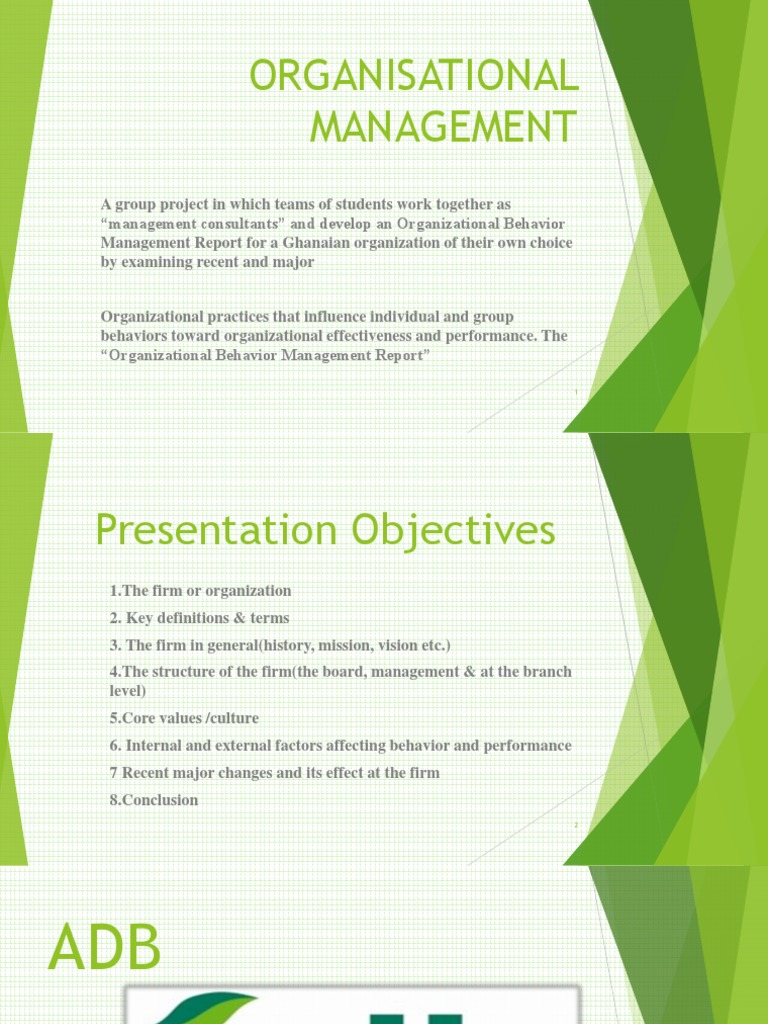 Ob Presentation | PDF | Organizational Behavior | Employment