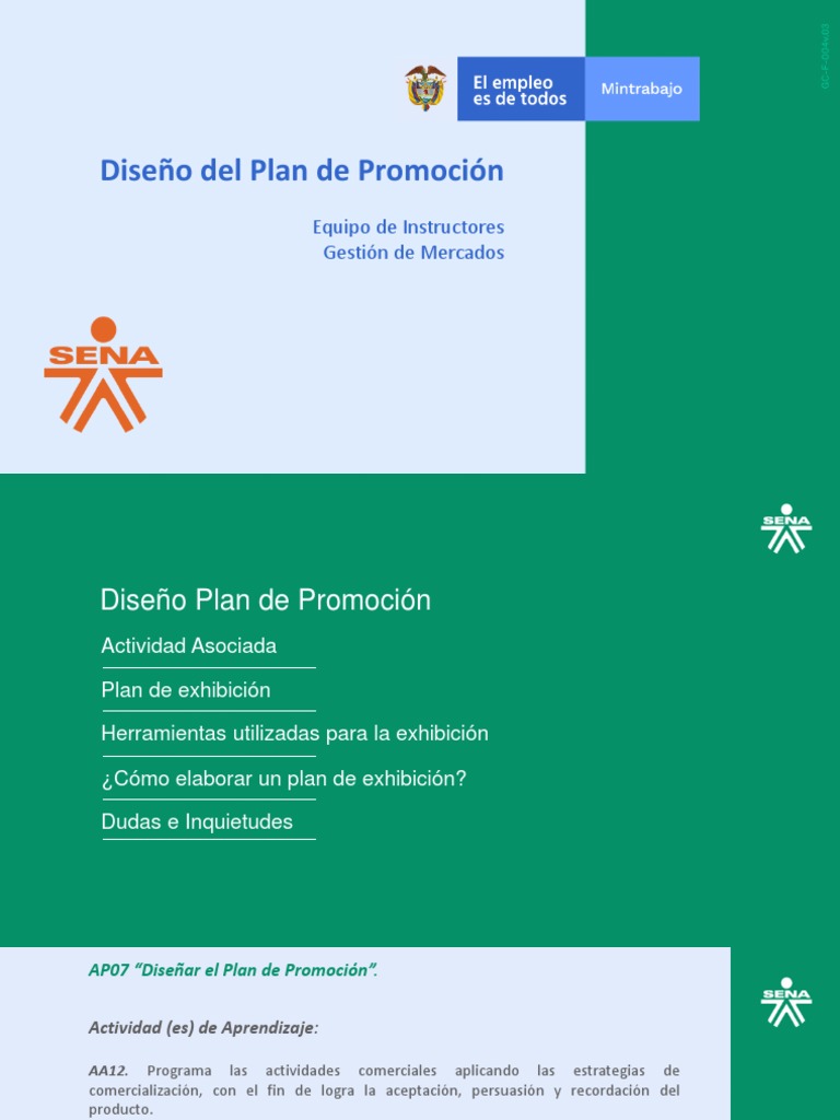 Diseño Del Plan de Promoción | Marketing | Publicidad