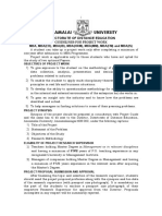 MBA Project Guidelines at Anna University | PDF