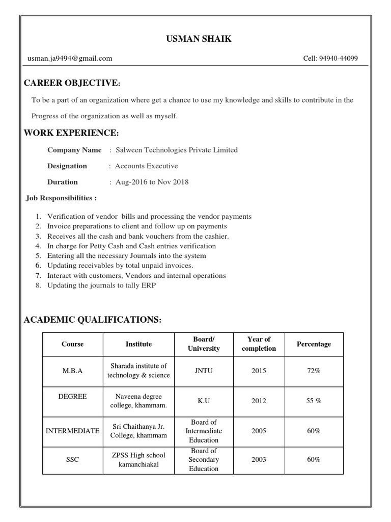 Usman Resume | PDF | Behavior Modification | Learning