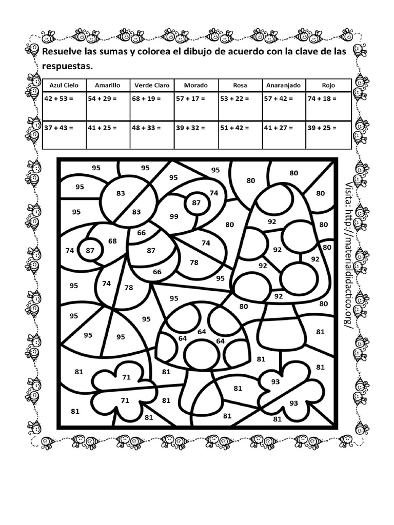 Sumando y Pintando | PDF