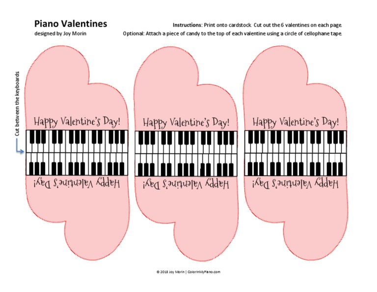 Piano Valentine 2 PDF | PDF
