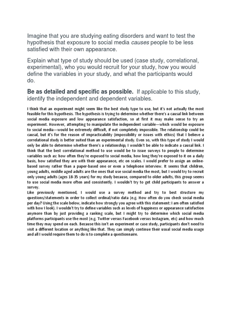 Application Q - Research Methods | PDF | Social Media | Popular Culture ...