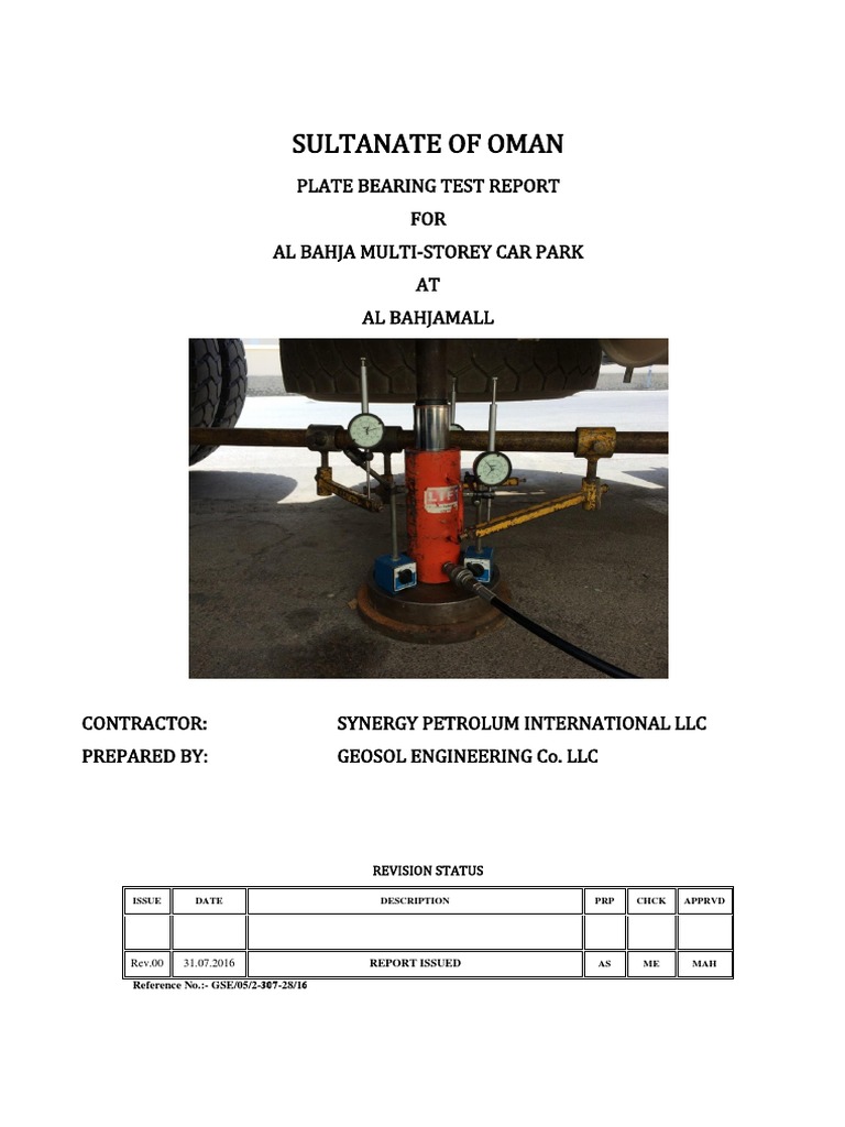 Plate Load Report | Download Free PDF | Civil Engineering | Mechanical ...