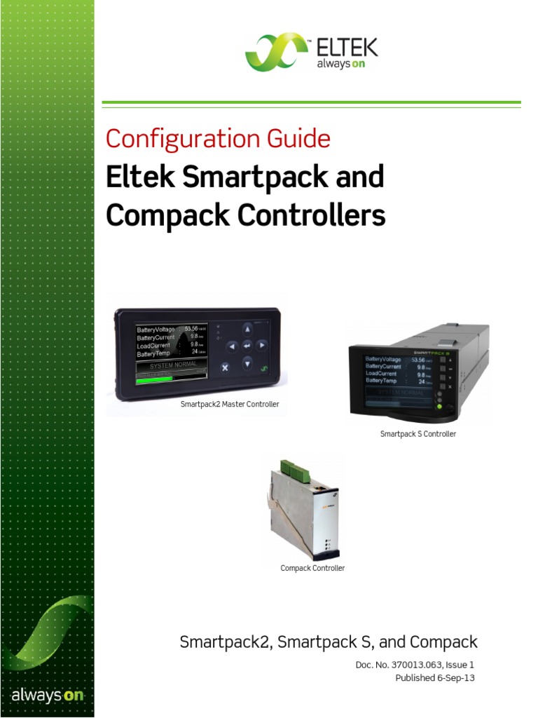 370013-063 ConfigGde Smartpack2 Smartpack-S Compack-Controllers 1v0 PDF ...