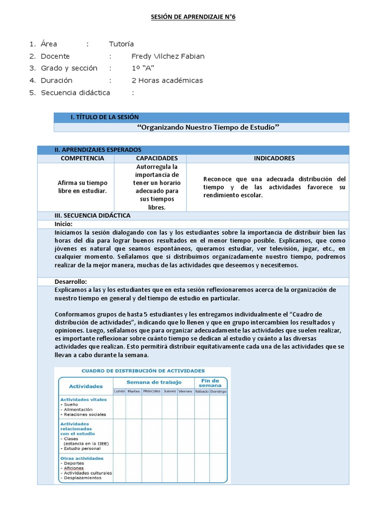 Tut1 U1 Sesion 07 | PDF | Maestros | Cognición