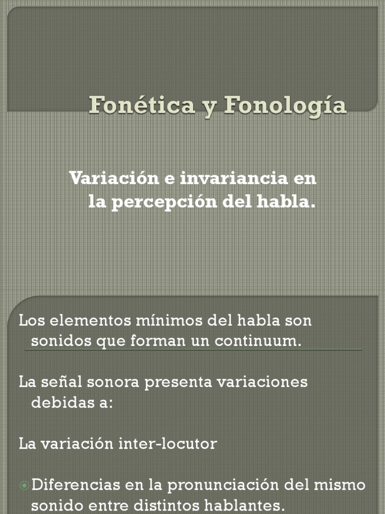 Fonética y Fonología | PDF | Fonema | Fonología