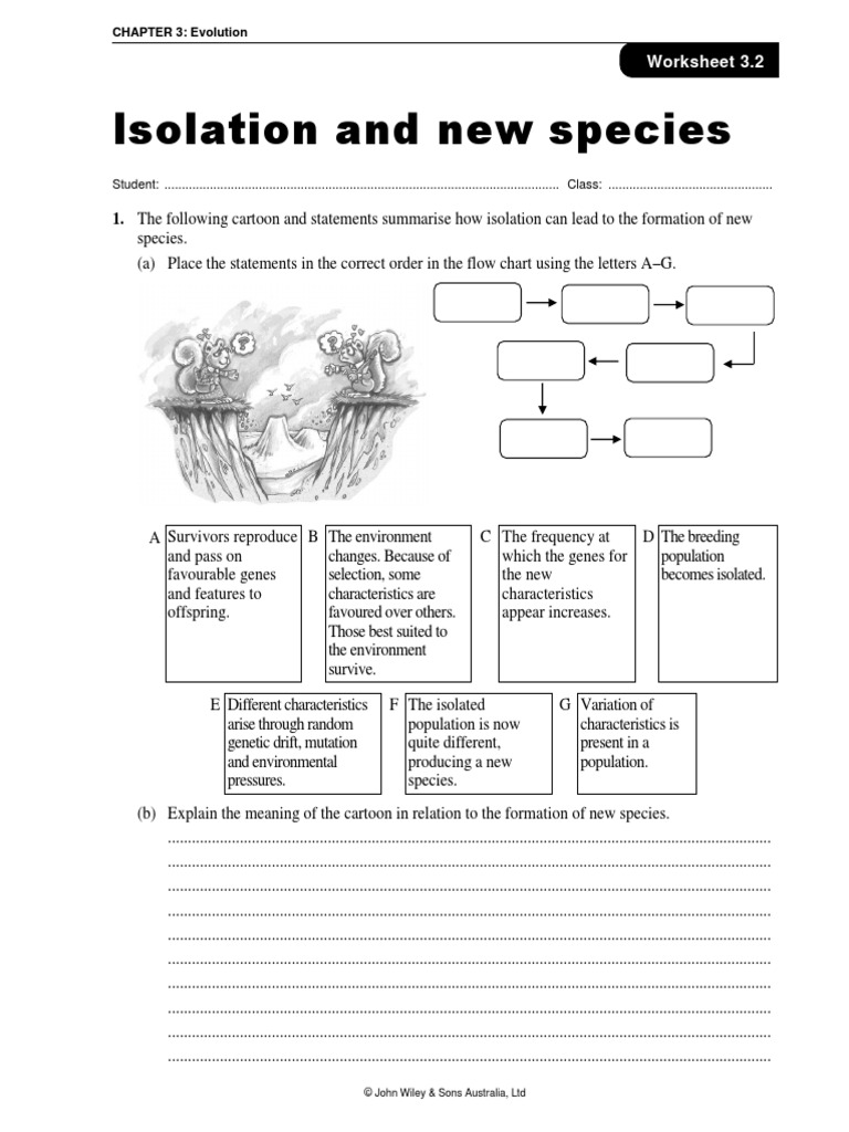 Isolation and New Species | PDF | Evolution | Species
