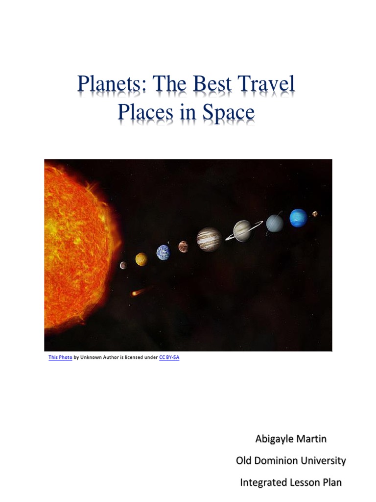 Planets: The Best Travel Places in Space: Abigayle Martin Old Dominion ...