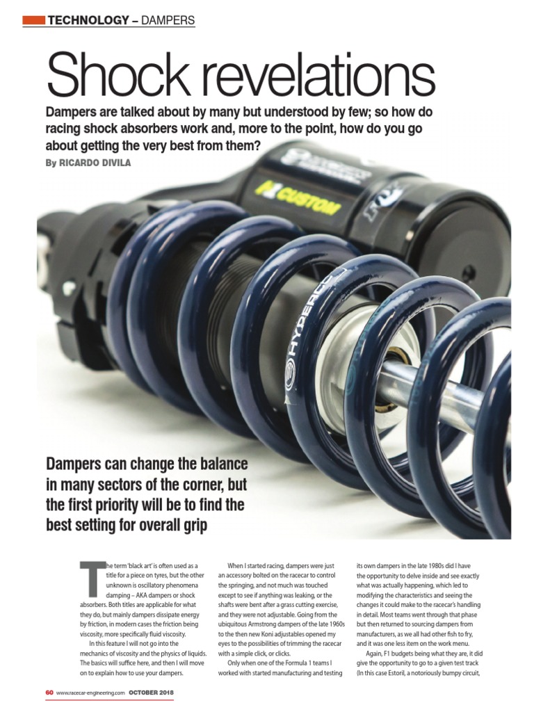 Understanding Race Car Dampers | PDF | Suspension (Vehicle) | Vehicles