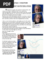 Tim Burton Style Self-Portrait Directions | PDF | Pencil | Eyebrow