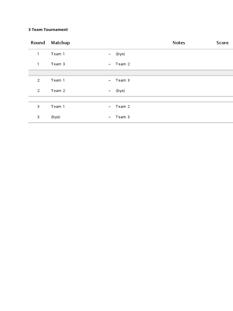 Round Robin Pdf