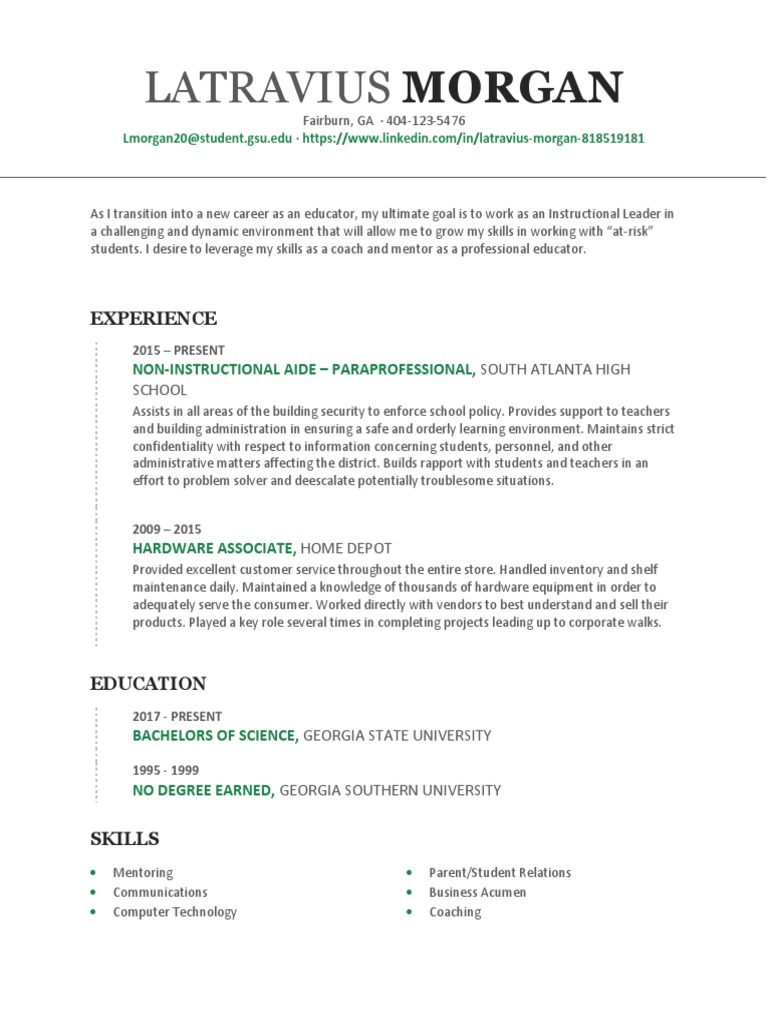 Lmorgan Resume | PDF
