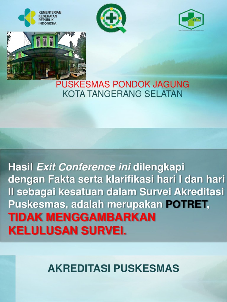 Peningkatan Mutu Puskesmas Pondok Jagung | PDF