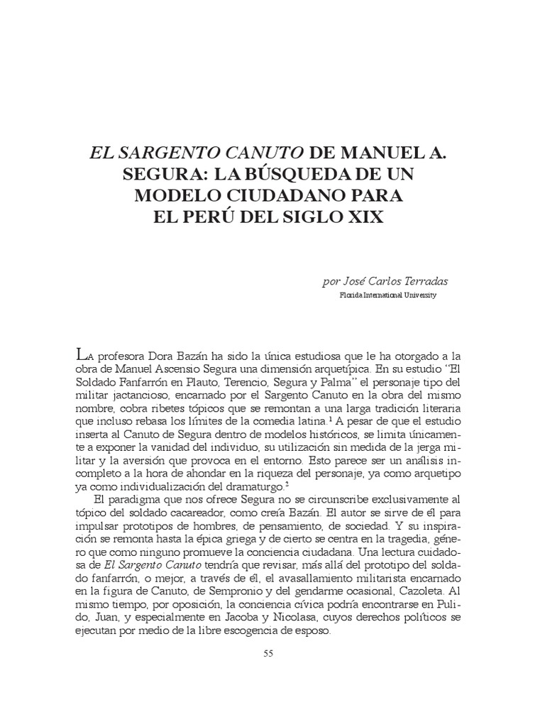 El Sargento Canuto - ManuelSegura | PDF | Ilíada | Odiseo